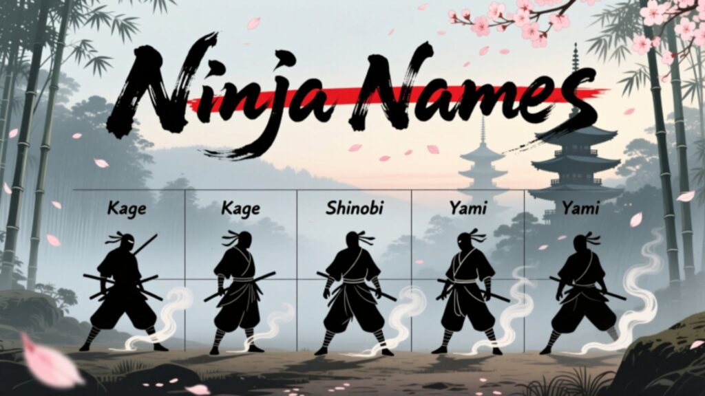 480 Badass Ninja Names for Your Next Fiction Project