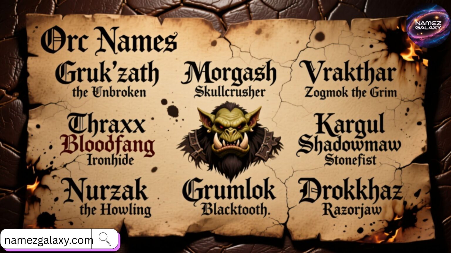 530+ Brutally Epic Orc Names for Your Fantasy Characters