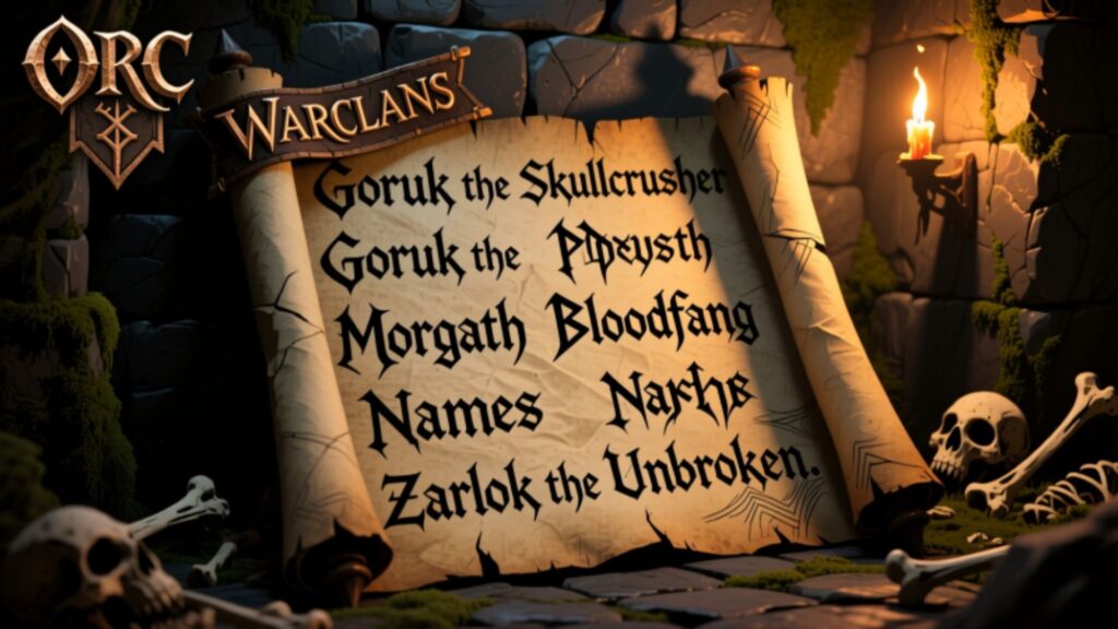 530+ Brutally Epic Orc Names for Your Fantasy Characters
