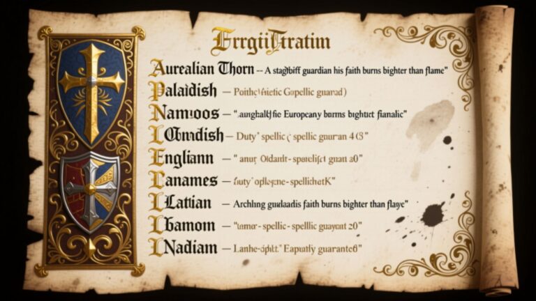 600+ Paladin Names: Noble, Dark & Fantasy Name Ideas